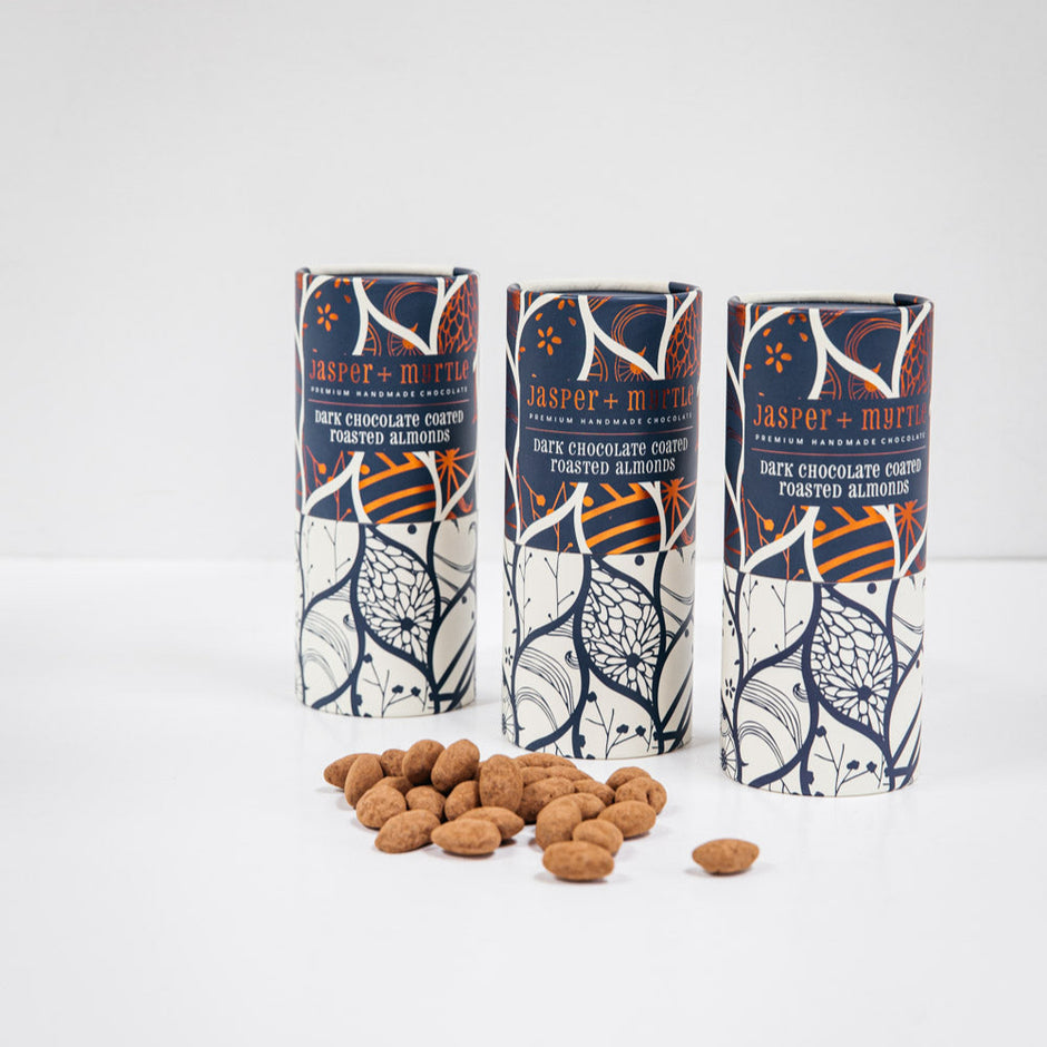 Chocolate Coated Nuts and Ginger – Jasper and Myrtle Chocolates